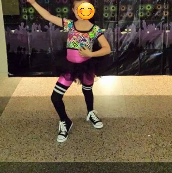 Costumes | Funky Print Child Dance Costume | Poshmark